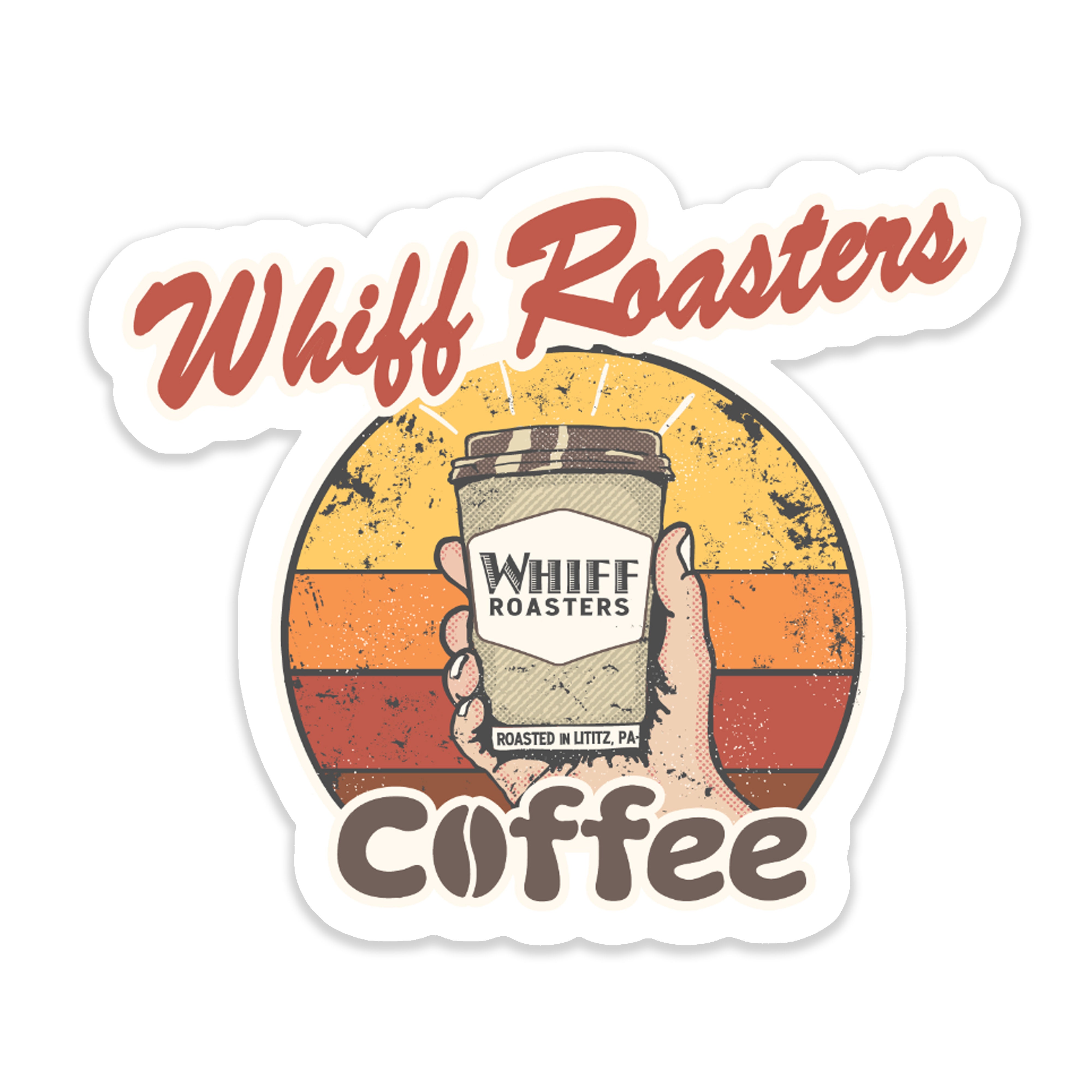 Sticker 4 Inch | Whiff Roasters